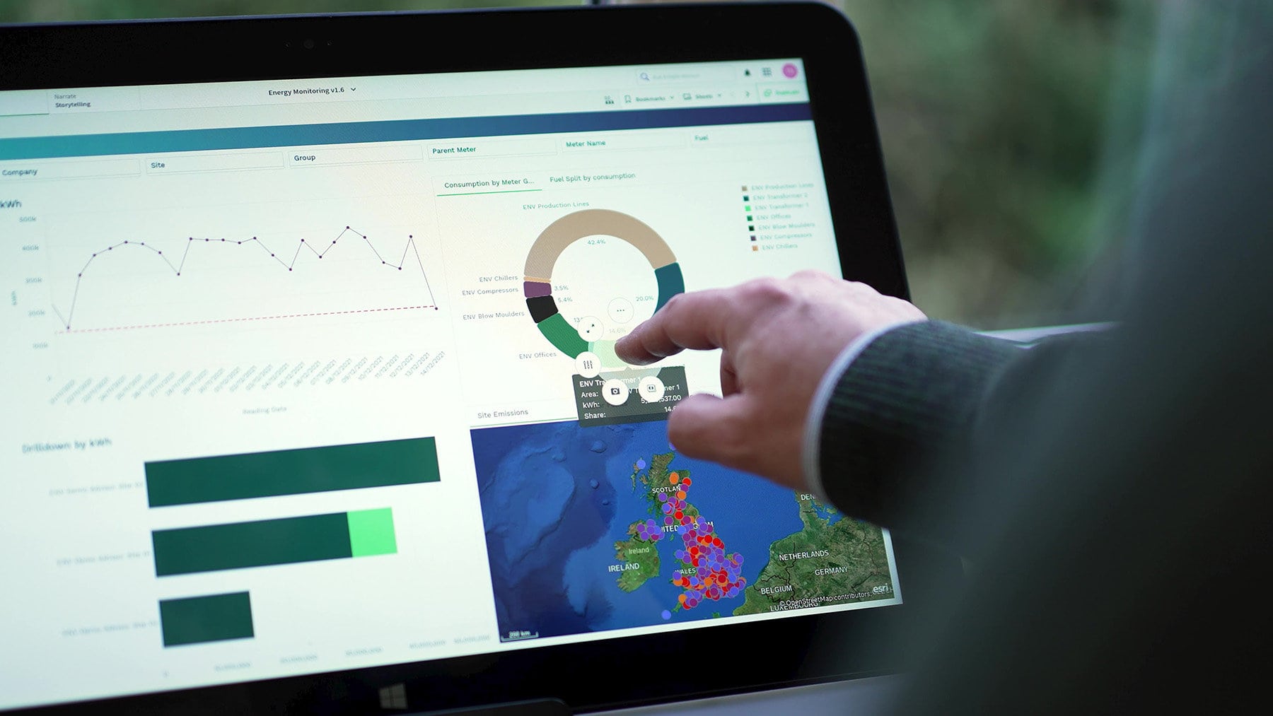 Energy & Carbon Monitoring & Targeting - Envantage Vision